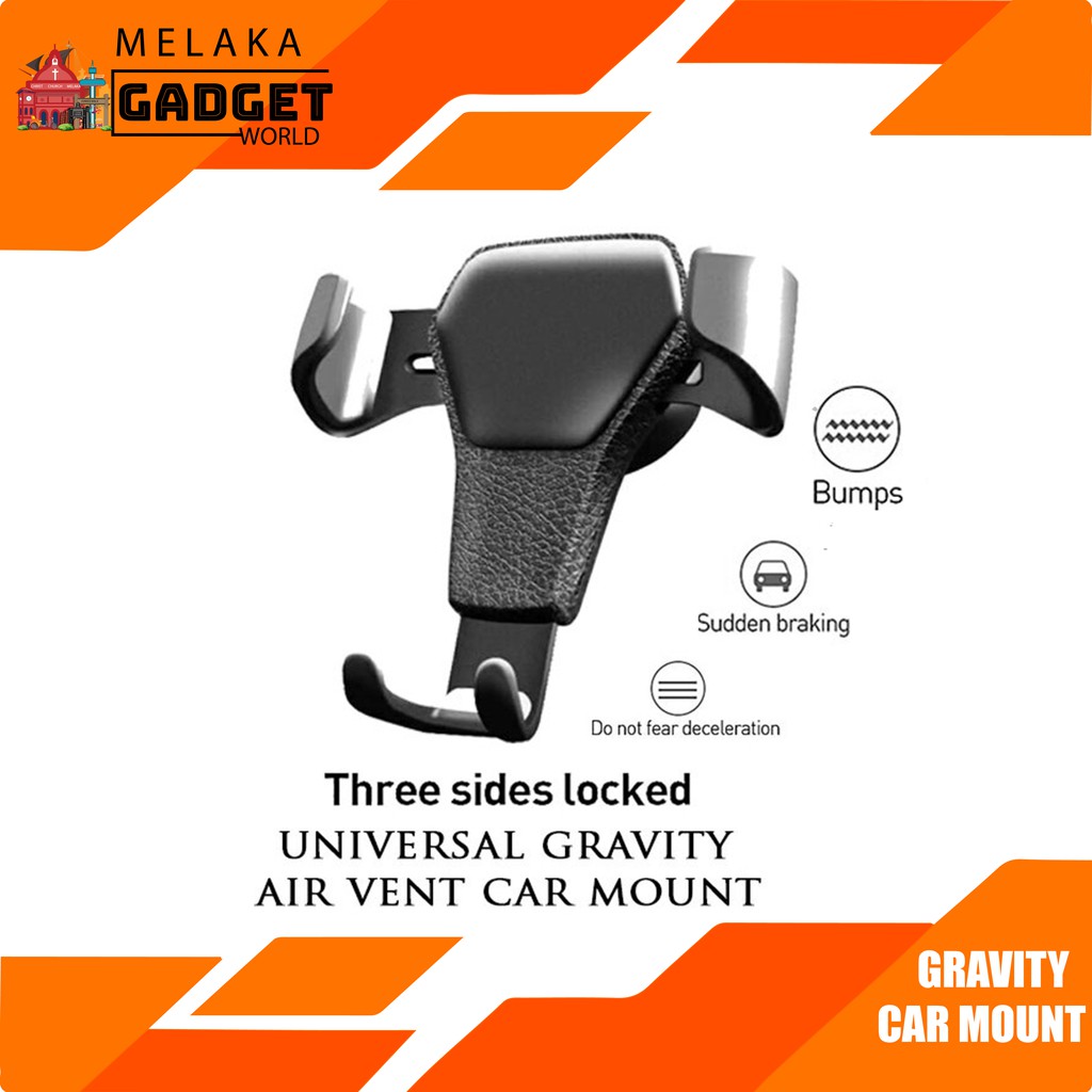 Gravity Reaction Car Holder Air Vent Mount Universal Clip Type | Shopee ...