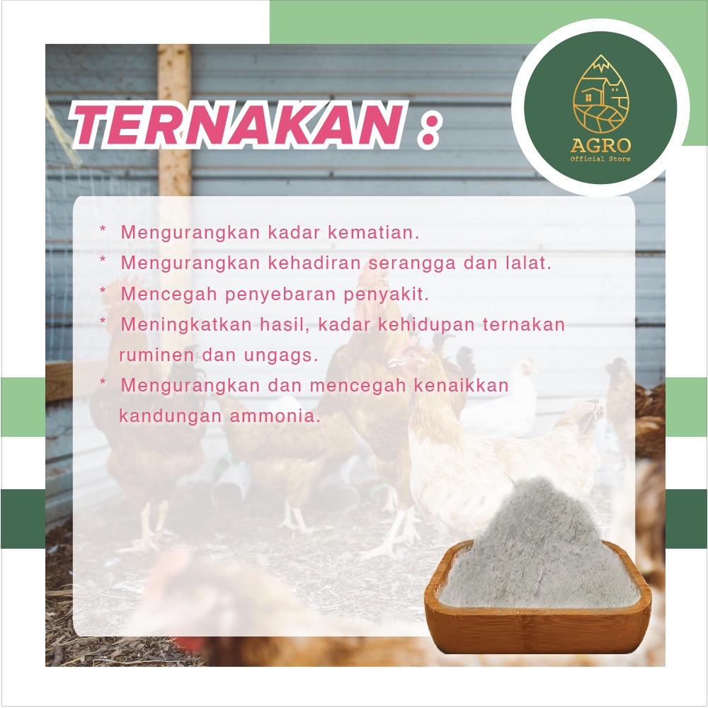 Agro Natural Green ZEOLITE POWDER Aquaculture & Agriculture Water ...