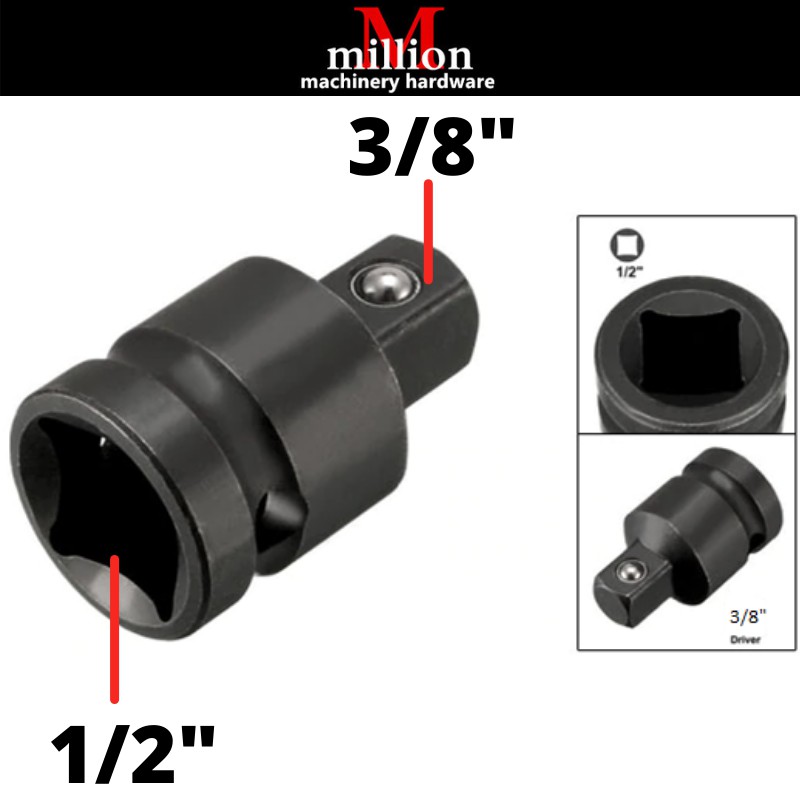millionhardware - 1" , 3/4" , 1/2" , 3/8" Impact Drive Socket Reducer ...