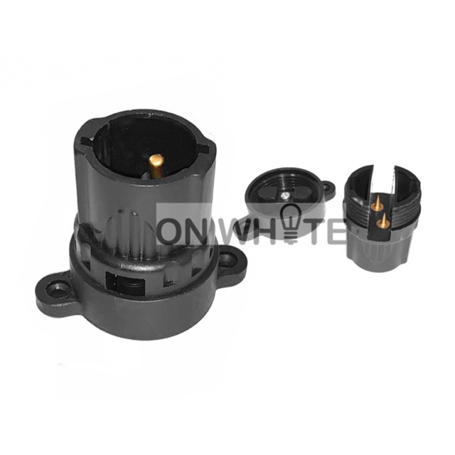 Wedged Holder B22 - Temporary Lamp Bulb Holder BC 2 Pin / 2Pin Black ...