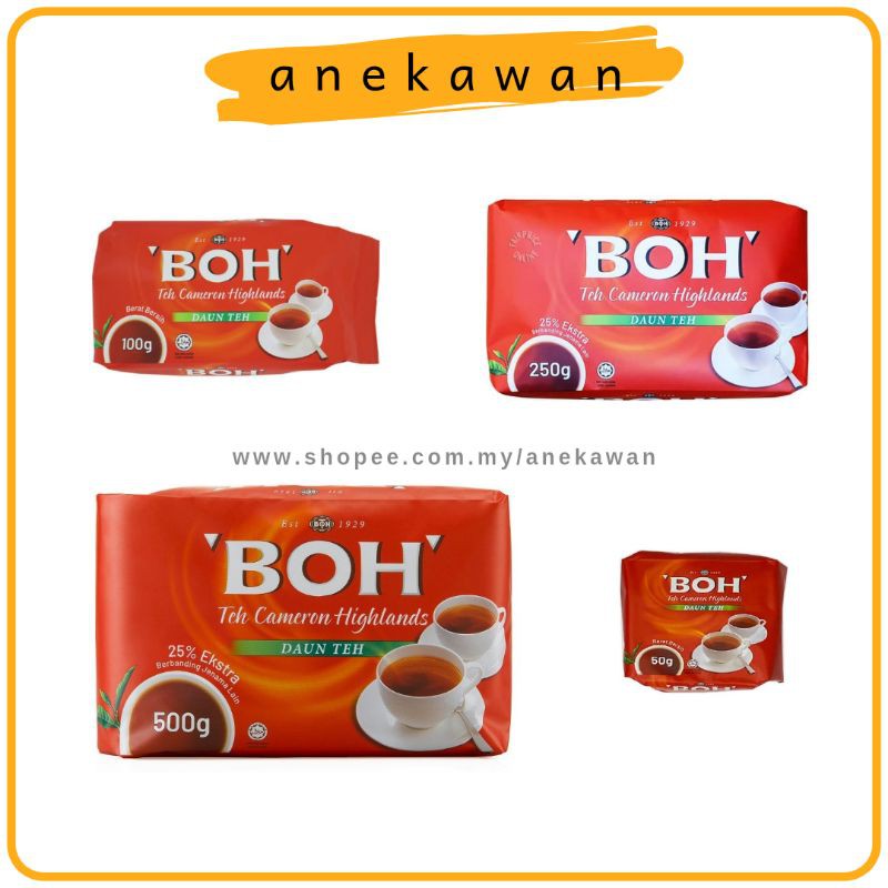SERBUK TEH I TEA BOH 🔥 50G I 100G I 250G I 500G 🔥 READY STOCK 🔥 ...