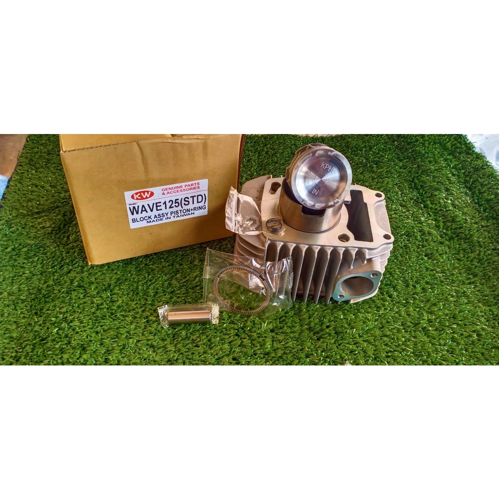 HONDA WAVE125-CYLINDER BLOCK KIT-BLOK STANDARD SAIZ 52.4MM-SEKALI ...