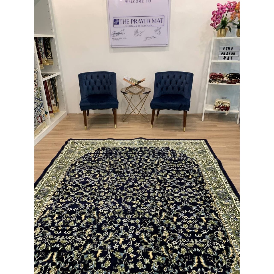 Home Carpet inspired by the Rawdha design in Prophet Mosque, Masjidil ...