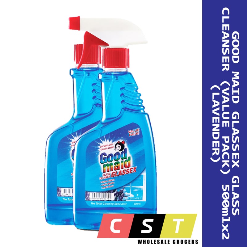 GOOD MAID Glassex Glass Cleaner (Value Pack)(500ml X 2) X 3 PKTS ...
