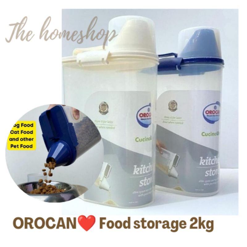OROCAN FOOD STORAGE / FOOD CONTAINER/CEREAL CONTAINER 2KG | Shopee Malaysia