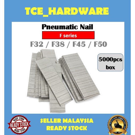Pneumatic Premium Air Nail Refill Air Gun Nail F Type F32 F38 F45 F50 ...