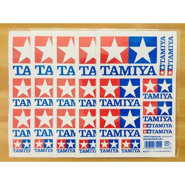 Tamiya 67125 Original Goods High Quality Logo Sticker Set MADE IN JAPAN ...