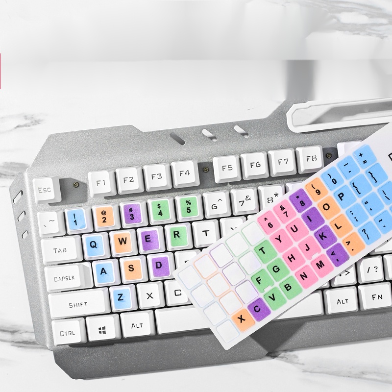 Universal Frosted touch keyboard Sticker Cover Color Cute FrostedSkin ...