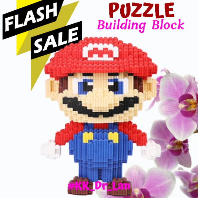 (READY STOCK MALAYSIA) Super Mario Cartoon 4550 pcs Nano Block Micro ...