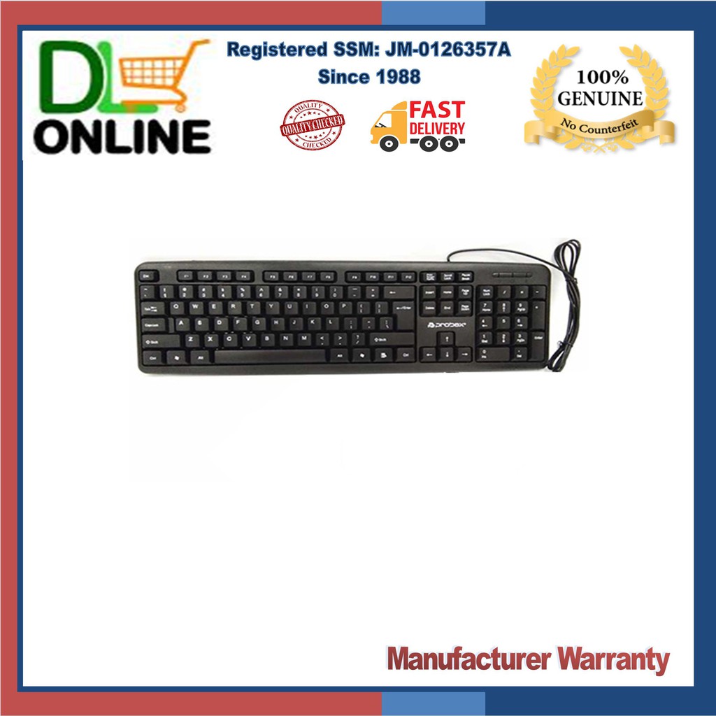 PROBEX STANDARD USB KEYBOARD | Shopee Malaysia