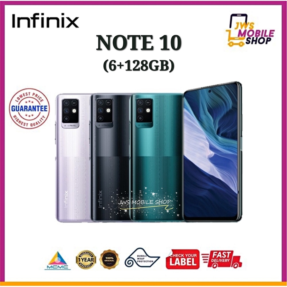 INFINIX NOTE 10 (6GB+128GB)NEW MODEL [ORIGINAL INFINIX MALAYSIA](READY ...