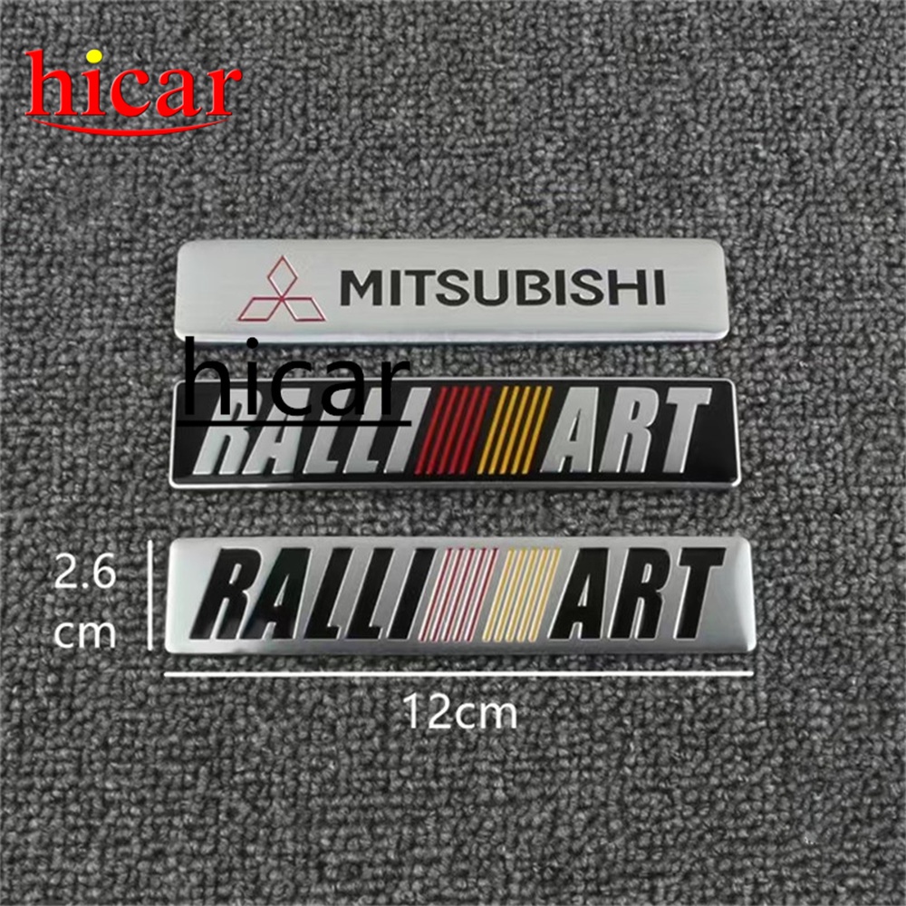 1Car Styling Accessories Emblem Badge Decal Sticker RALLIART Racing ...