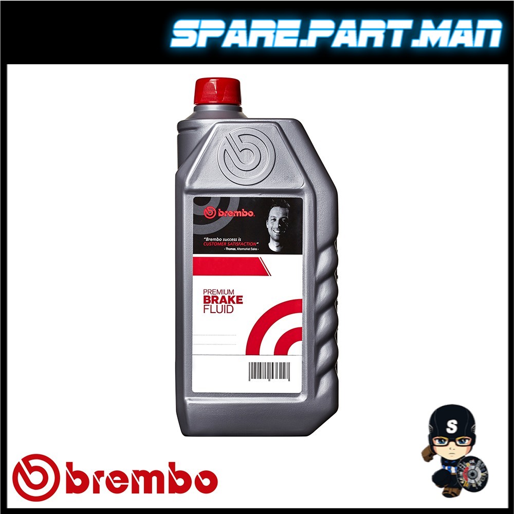 BREMBO PREMIUM BRAKE FLUID DOT 4 (1LITRE) (L04010) Italy Brake Fluid ...