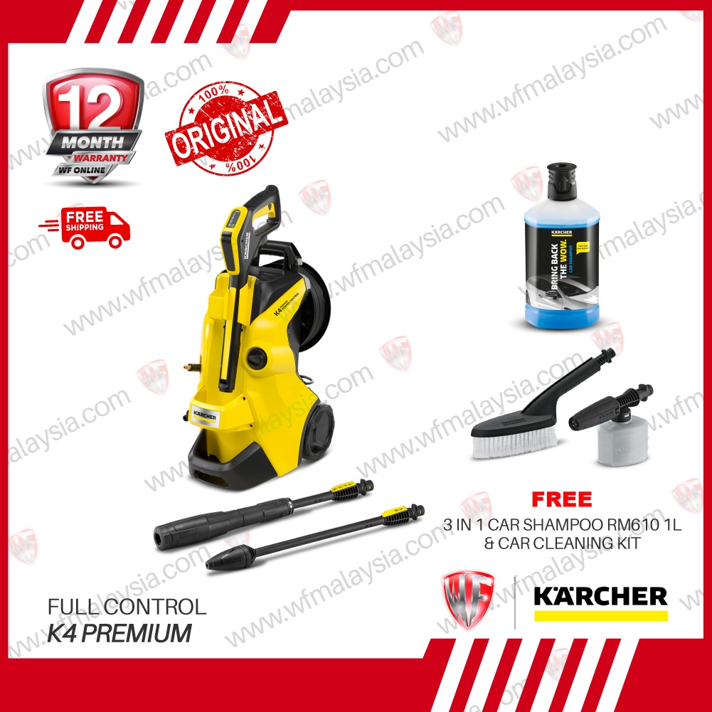 KARCHER K4 Premium Power Control High Pressure Washer (12 Months ...