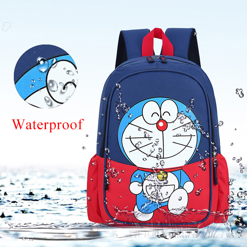 Children Boys School Bags Cartoon Doraemon Waterproof Primary Backpacks ...