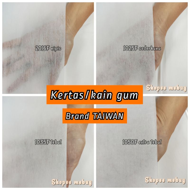 🇲🇾Kertas/kain gam TAIWAN [Hitam/Putih] |Pelapik leher baju kurung [1 ...