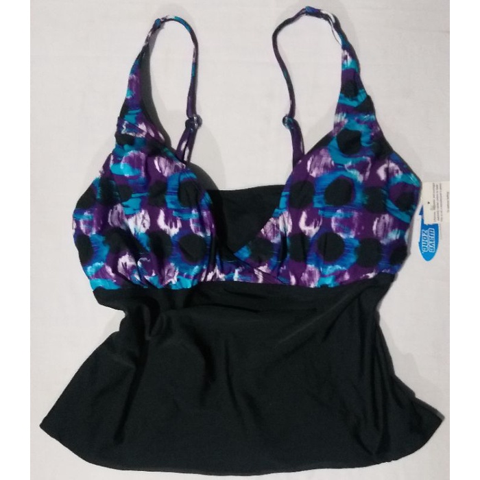 WAVE ZONE SPEED TANKINI TOP-mall pull out plus size | Shopee Malaysia