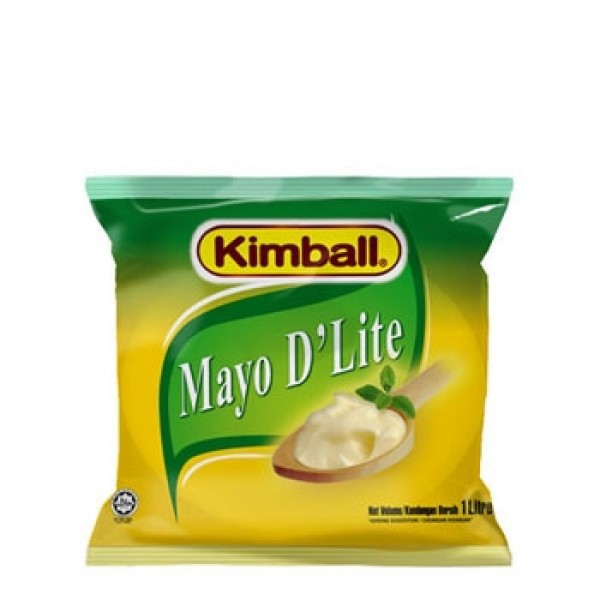 Kimball Mayo D＇Lite 1L/ Sos Perisa Keju Cheese Flavoured Sauce 1kg ...