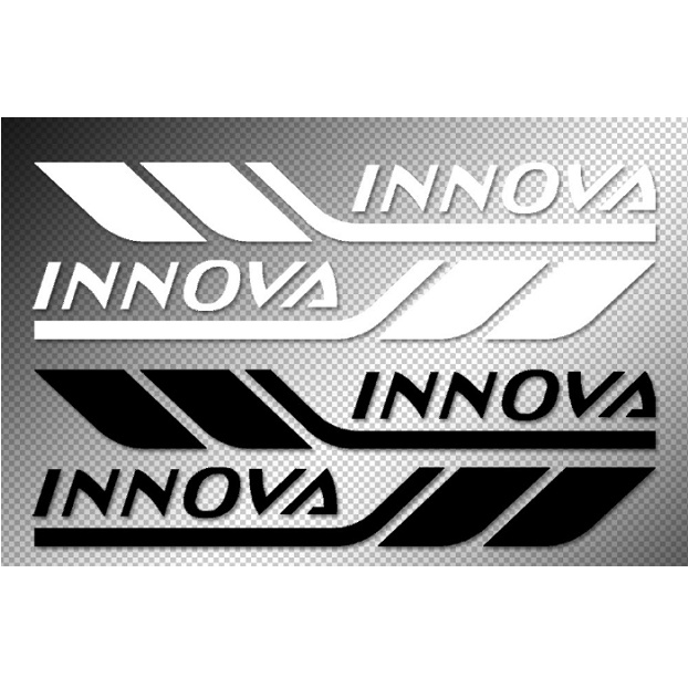 Stickers | 2x Toyota Innova Logo | Decals | Stripes | Vinyl Weather ...