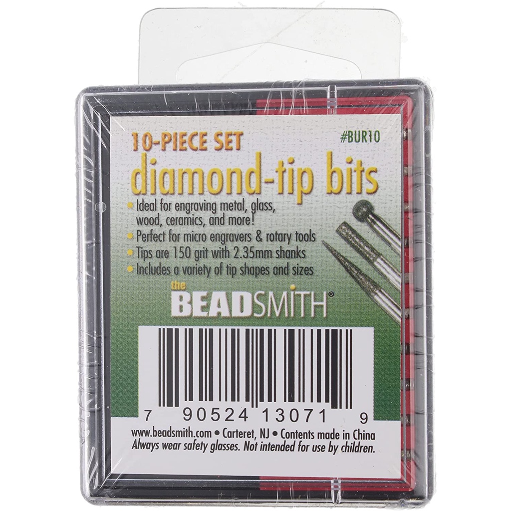 BEADSMITH Burr Set (10-Piece Diamond Coated Bits) | Shopee Malaysia