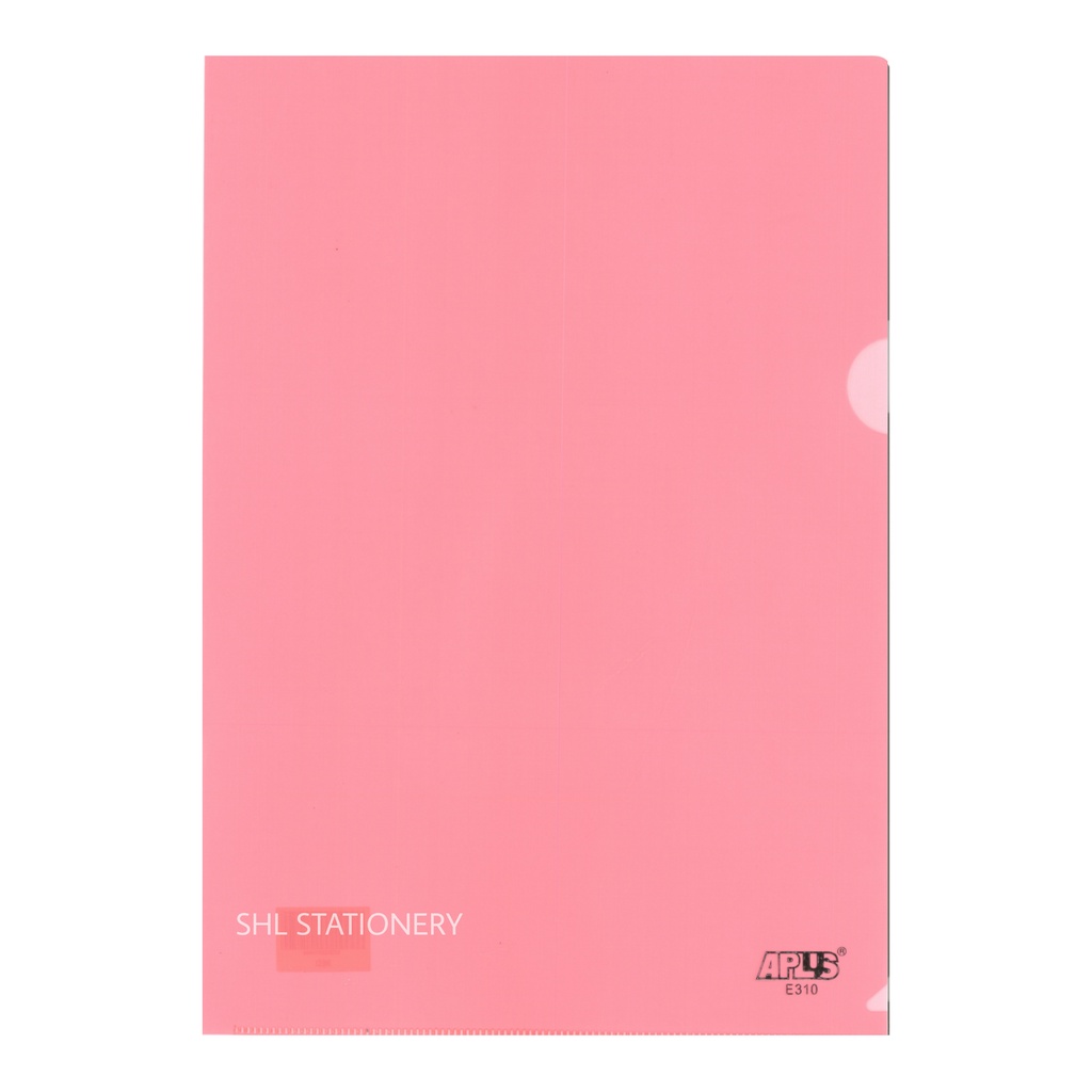 APLUS PVC A4 Colour L Shape Holder / Semi Transparency Document Holder File E310 | Shopee Malaysia