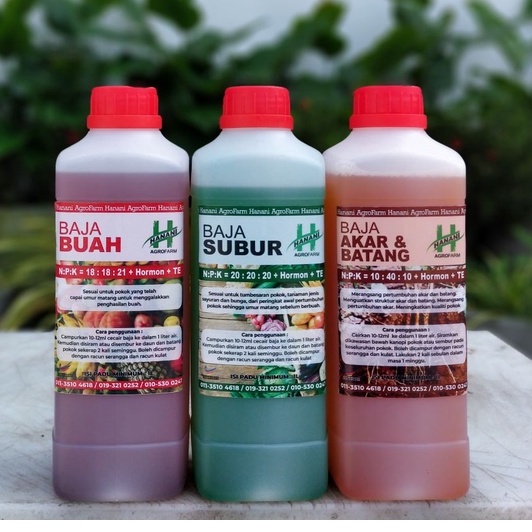 Baja Buah Baja Subur Baja Akar Batang Hanani Agro | Shopee Malaysia