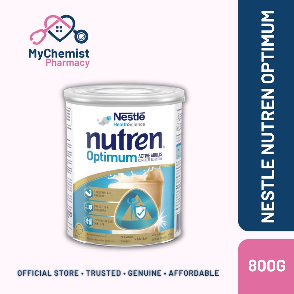 Nestle Nutren Optimum Active Adult Complete Nutrition 400g & 850g ...