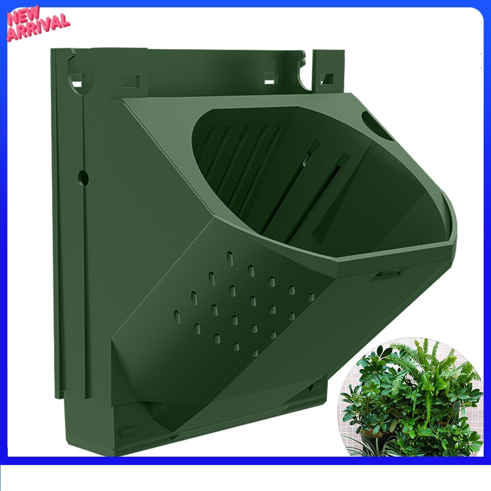 Wall Mounted Planting Box Flower pot Garden Bonsai Succulents Planter ...