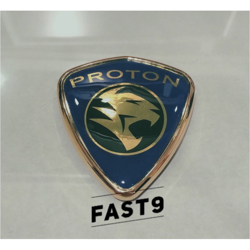 PROTON WAJA FRONT LOGO / GRILLE LOGO (GOLD) 1PCS PRICE | Shopee Malaysia