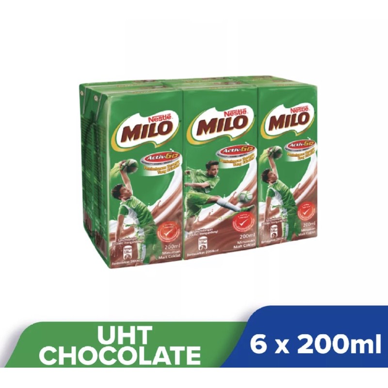 MILO Activ-Go UHT 6×200ml | Shopee Malaysia