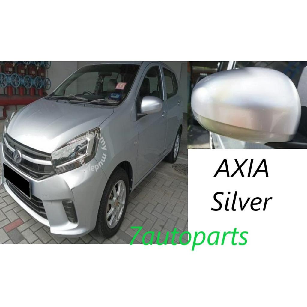 ORIGINAL PERODUA AXIA SIDE MIRROR COVER (NO SIGNAL LAMP) SILVER COLOR ...