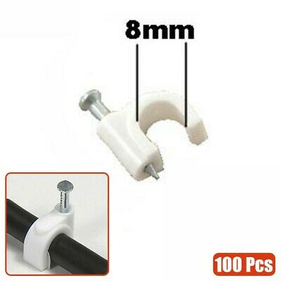 PVC Cable U Clip/ Wire Clip 8mm | Shopee Malaysia
