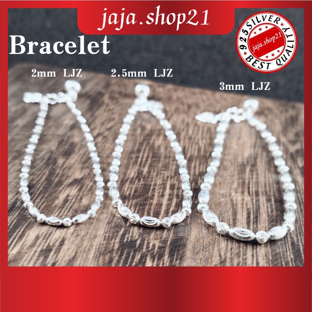 READY STOCK | 925 Silver Bracelet & Anklet LJZ | 925 纯银 手链 & 脚链 ...