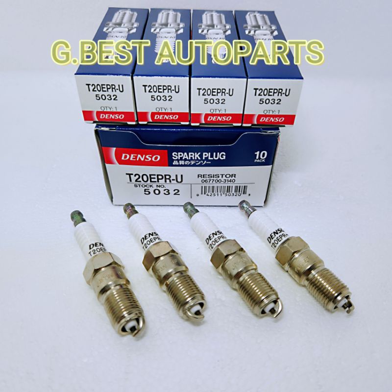DENSO SPARK PLUG GEN2 PERSONA BLM FLX SATRIA NEO EXORA CPS T20EPR-U ...
