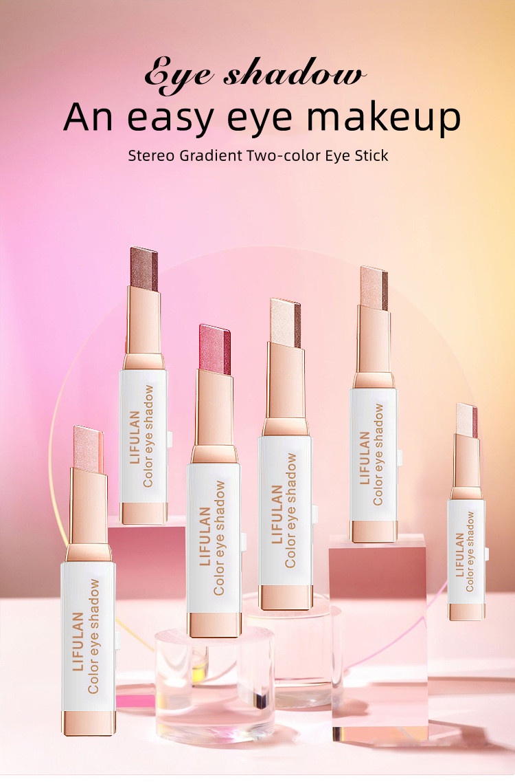 Gradient 2-tone Eyeshadow Stick Waterproof Sweatproof Colourpop ...