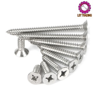 [READY STOCKS] FLAT HEAD SELF TAPPING SCREW (F+AB) 50 PCS / SKREW TAJAM ...