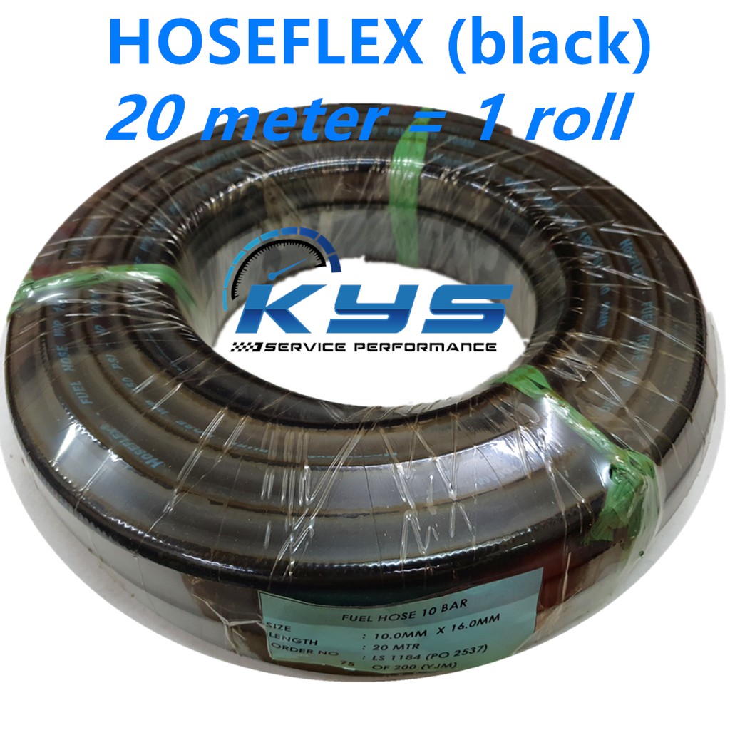 🔥1ROLL/1GULUNG🔥 HOSEFLEX 6MM 7MM 8MM 9MM 10MM 11MM 12MM 14MM 15MM 16MM FUEL & WATER HOSE heavy ...