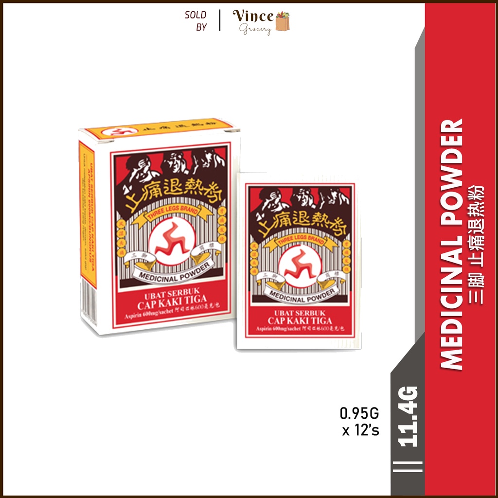 THREE LEGS Medicinal Powder (Analgesics) · Ubat Serbuk Cap Tiga Kaki ...