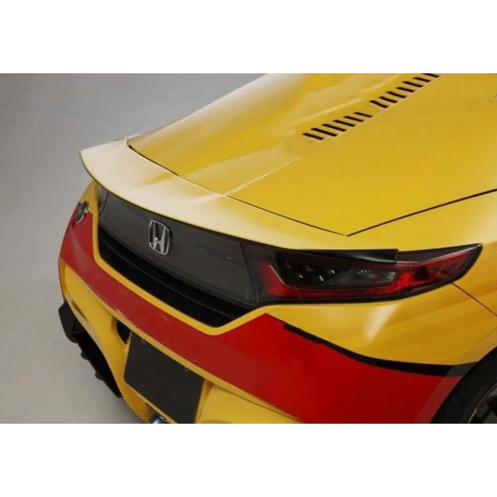 Honda s660 js racing carbon fiber rear boot trunk ducktail spoiler lip ...