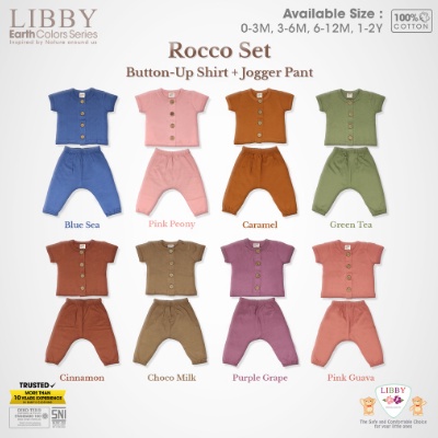 Libby EARTH ROCCO LONG SET (1stel/pack) | Shopee Malaysia