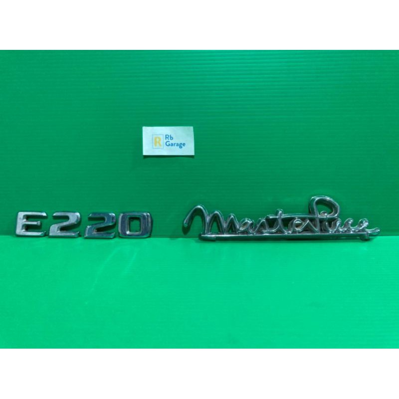 MERCEDES W124 MASTERPIECE EMBLEM(USED) | Shopee Malaysia