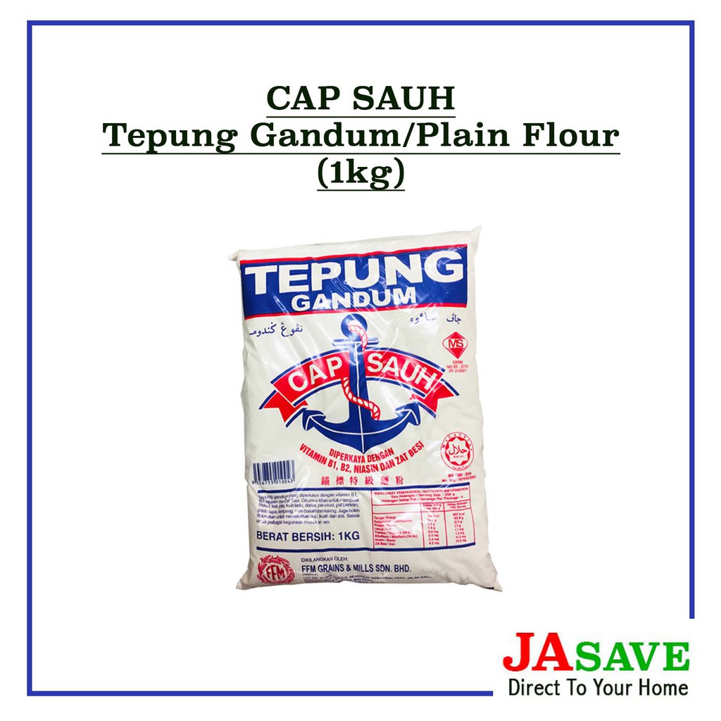 Plain Flour/Tepung Gandum 1kg (CAP SAUH ) | Shopee Malaysia