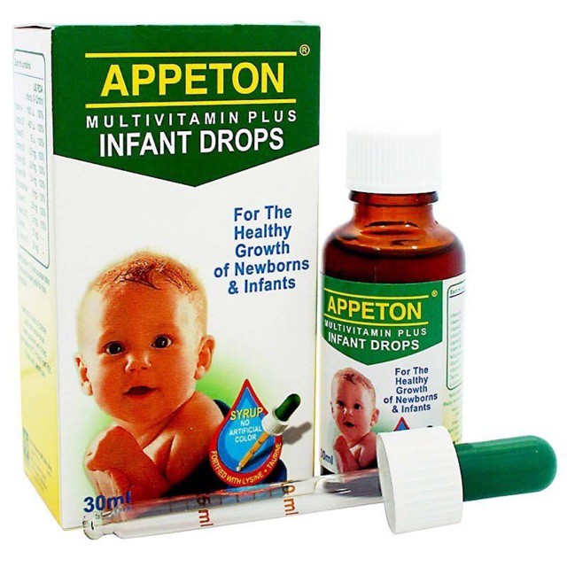 APPETON Multivitamin Plus Infant Drops 30ml (EXP: 09/2022) | Shopee ...