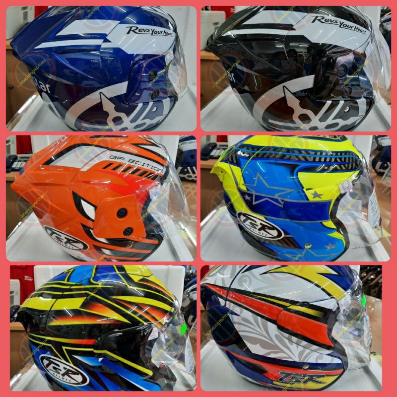 🔥READY STOCK🔥HOT ITEM TSR HELMET WITH CLEAR VISOR WIN WINNER SAMURAI ...