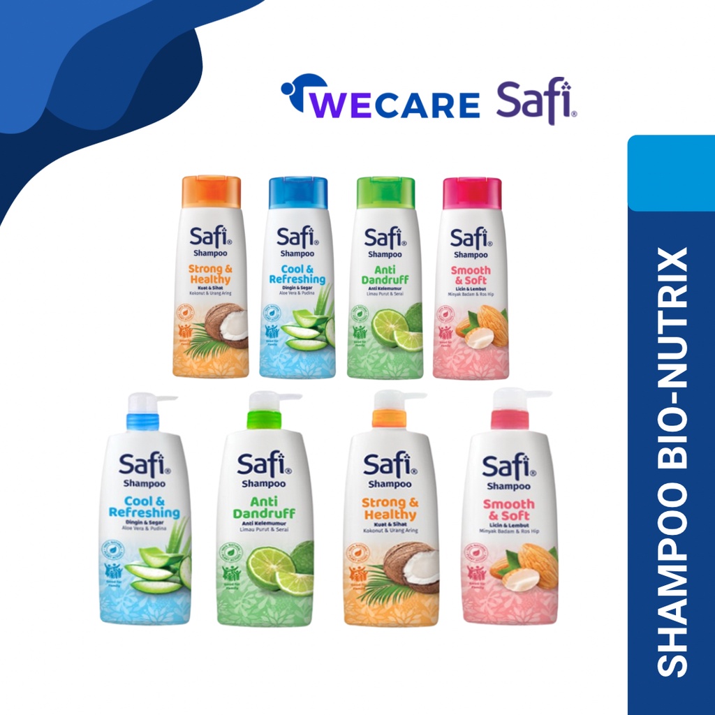 Safi Shampoo Bio-Nutrix (360g / 650g) - (Urang Aring / Aloe Vera ...