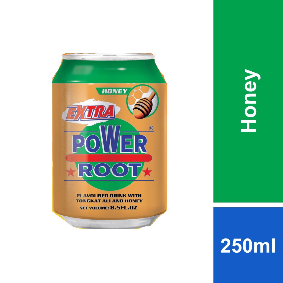 Power Root Extra Honey Tongkat Ali cans drink 250ml | Shopee Malaysia