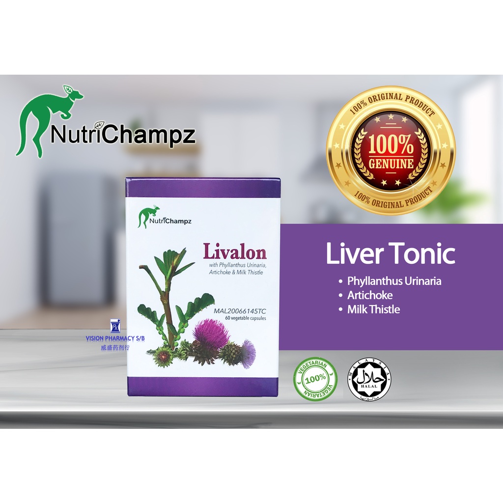 Nutrichampz Livalon for Liver Detox Fatty Liver Hepatitis Liver Tonic ...