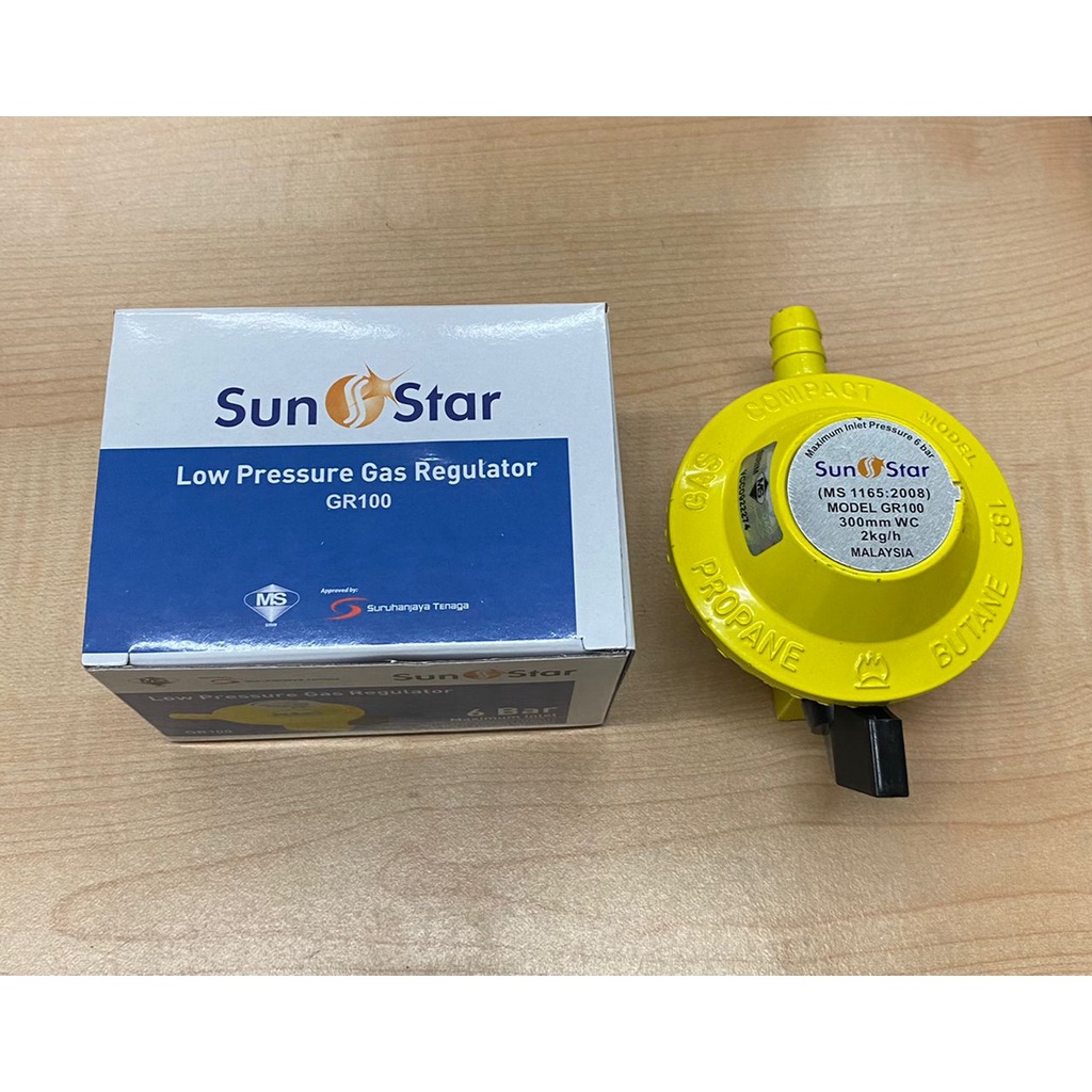 Sunstar Low Pressure Gas Regulator SIRIM Approved Gas Cooker Regulator ...
