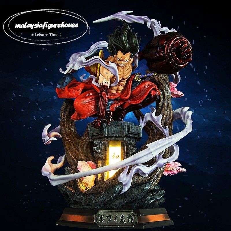 🔥READY STOCK🔥40CM ONE PIECE TT SNAKEMAN LUFFY FORTH GEAR COPY RESIN GK ...