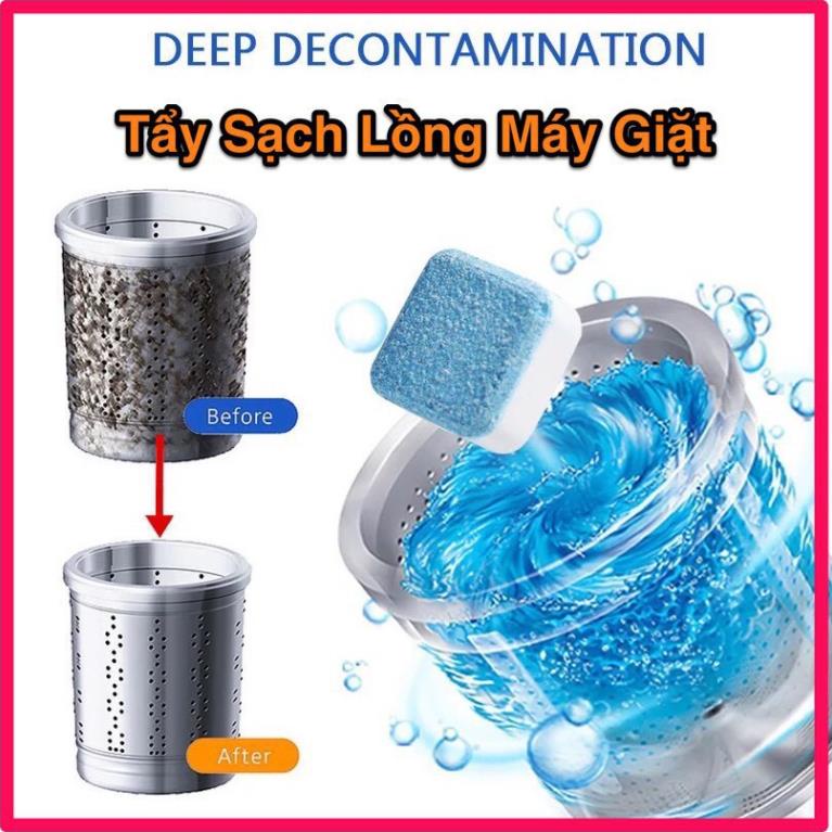 Box of Washing Machine Drum Cleaning Tablets, Effervescent Descaling ...